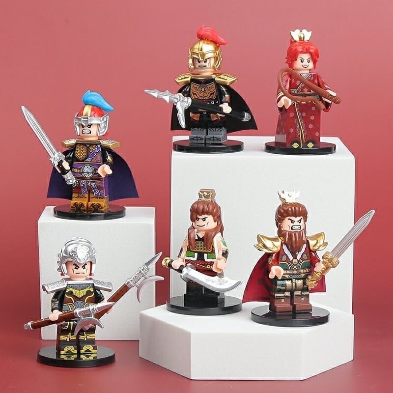 11pcs Three Kingdoms Eastern Wu Sun Quan Zhou Yu Lu Meng Generals ...