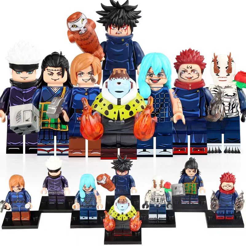 8pcs Jujutsu Kaisen Yuji Itadori Nobara Kugisaki Hanami Mahito Rogo ...