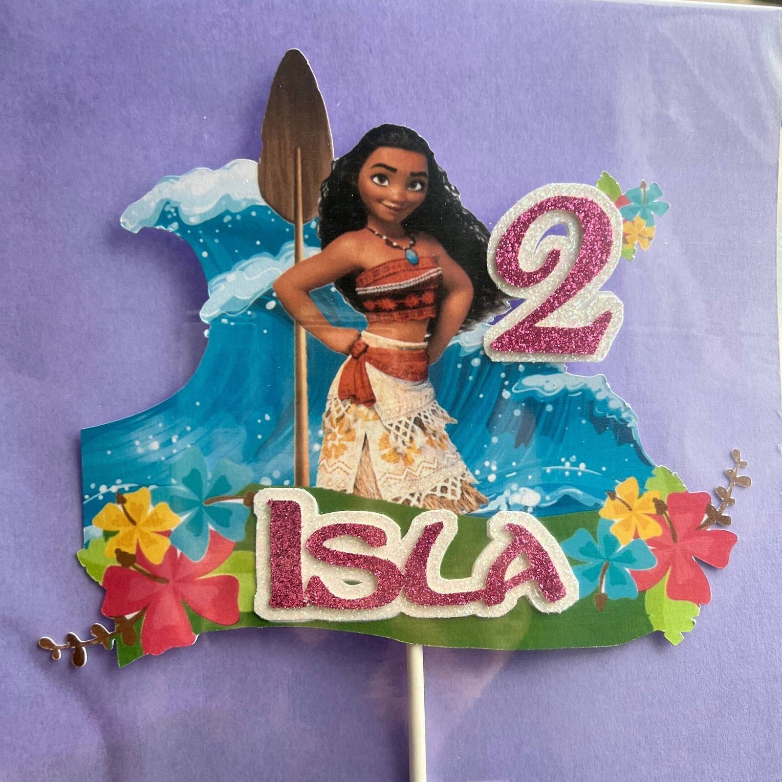 Moana Inspired Cake Topper| Moana Cake Topper | Moana Party | Moana ...
