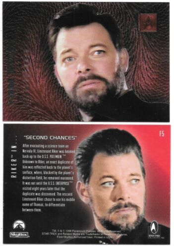Star Trek 30 Years Phase Two Cdr. Riker Doppleganger Chase Card F5 ...