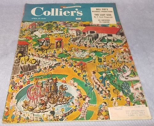 Vintage Colliers Weekly Magazine April 1949 Stanley Berenstain Cover ...