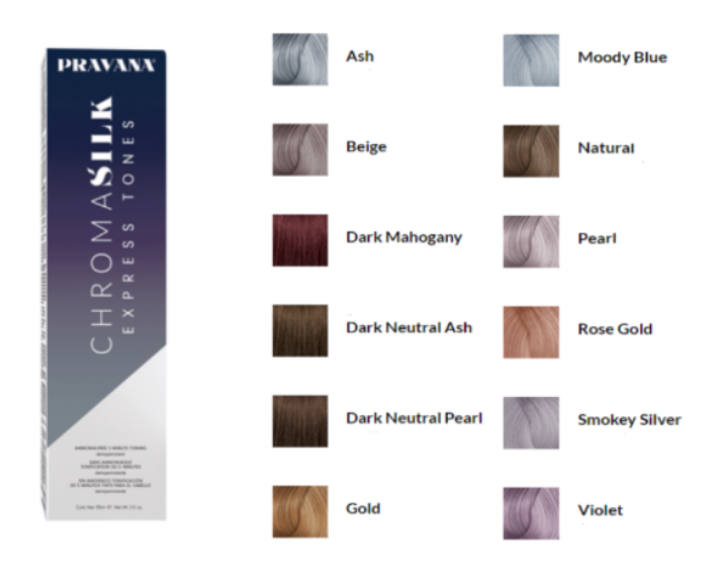 Salon Quality Hair Color 3oz PRAVANA CHROMASILK Permanent Creme Hair ...