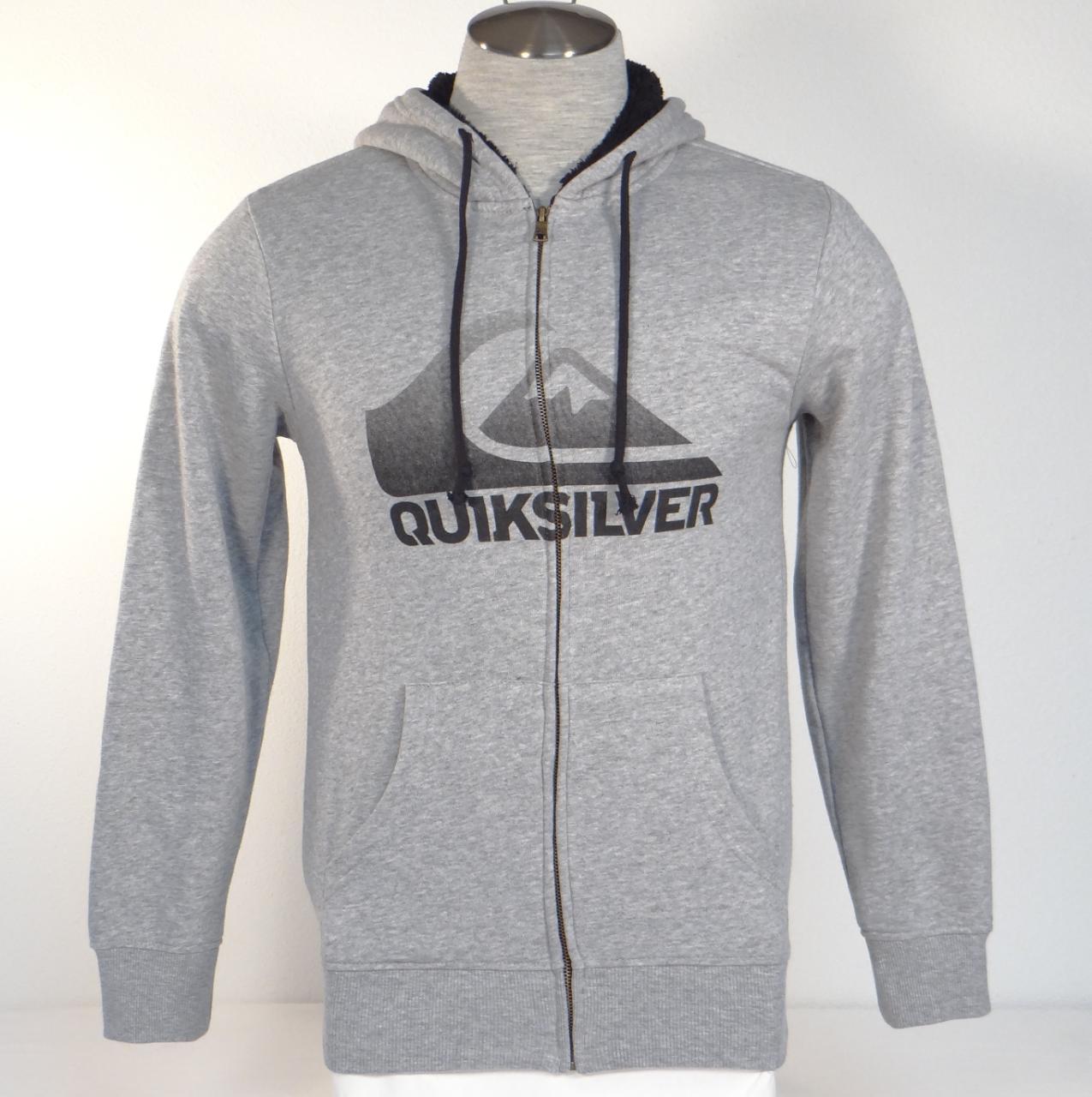 Quiksilver Signature Sherpa Lined Hooded Jacket Hoodie Mens NWT ...