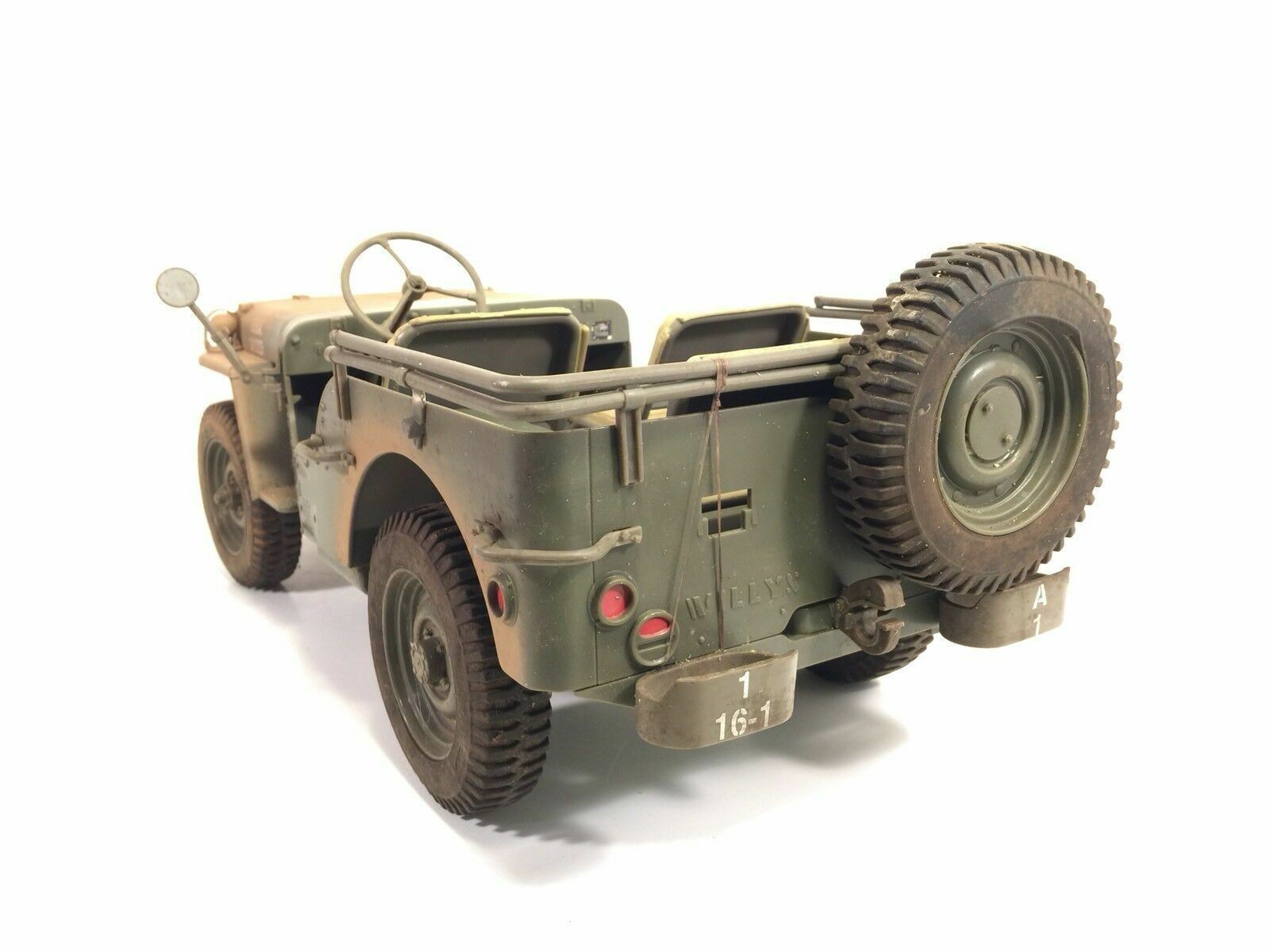 GI Joe WW2 Jeep Willys 1/6 Scale Car Vintage 2002 Hasbro Rapid Assault ...
