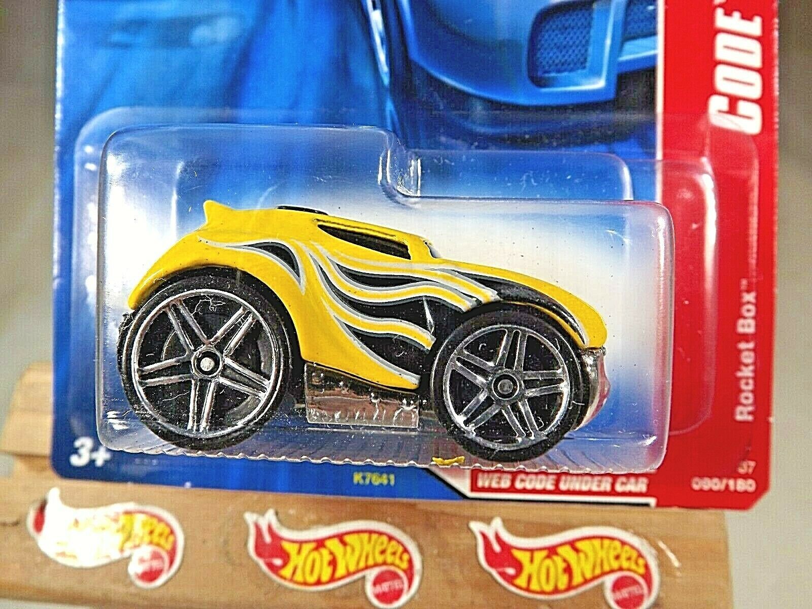 2007-hot-wheels-90-code-cars-6-24-rocket-box-yellow-variant-wlrg-pr5