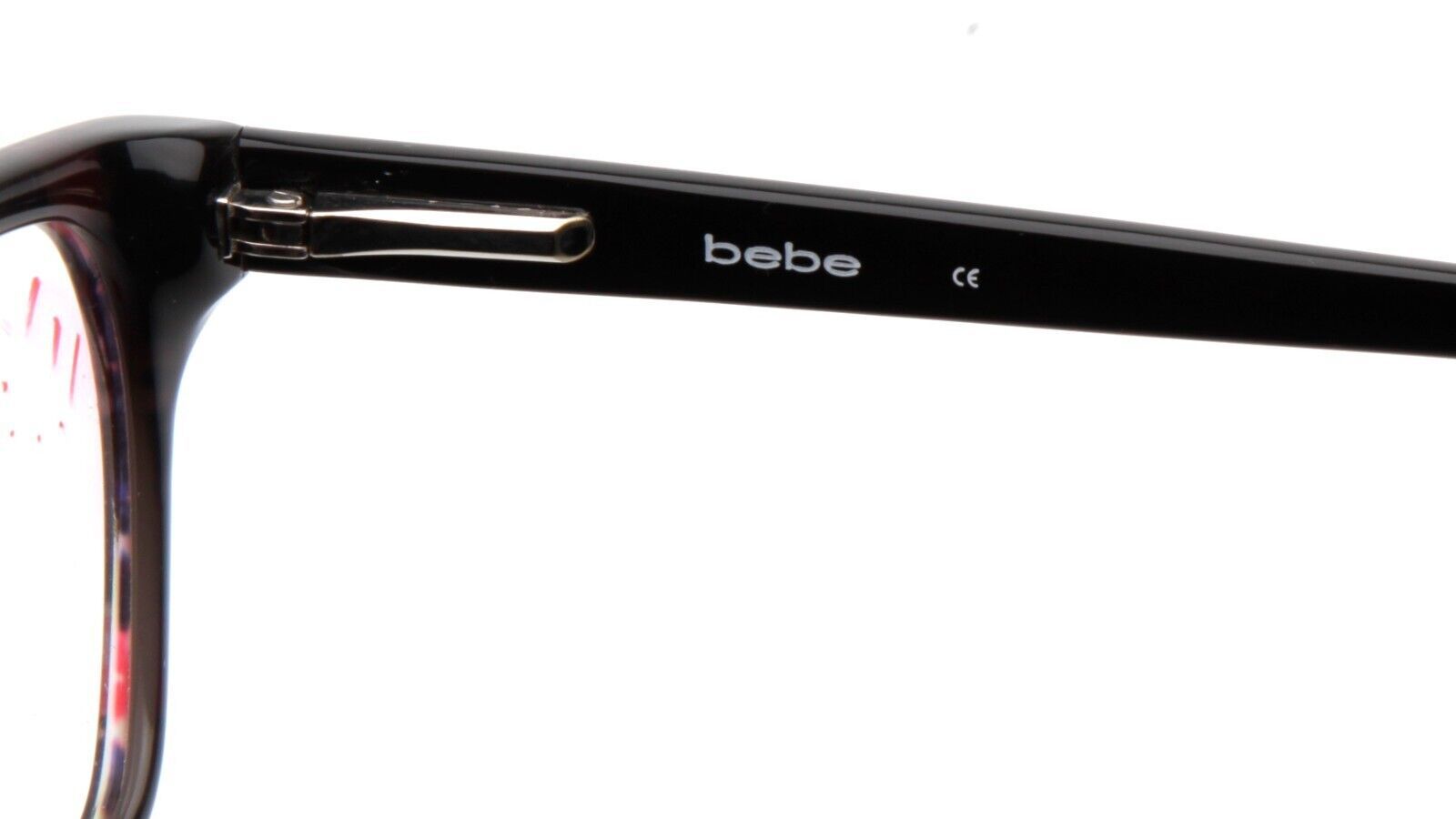 NEW bebe BB5118 ROSY 001 JET FLORAL EYEGLASSES FRAME 55-17-140 B38mm ...