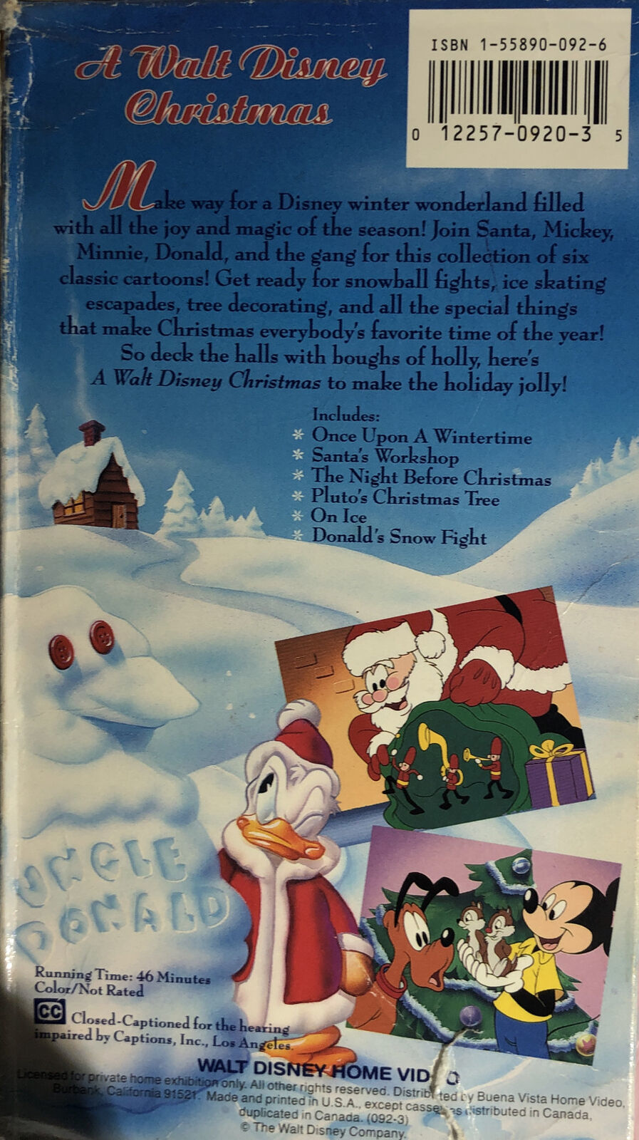A Walt Disney Christmas VHS-VERY Rare and similar items