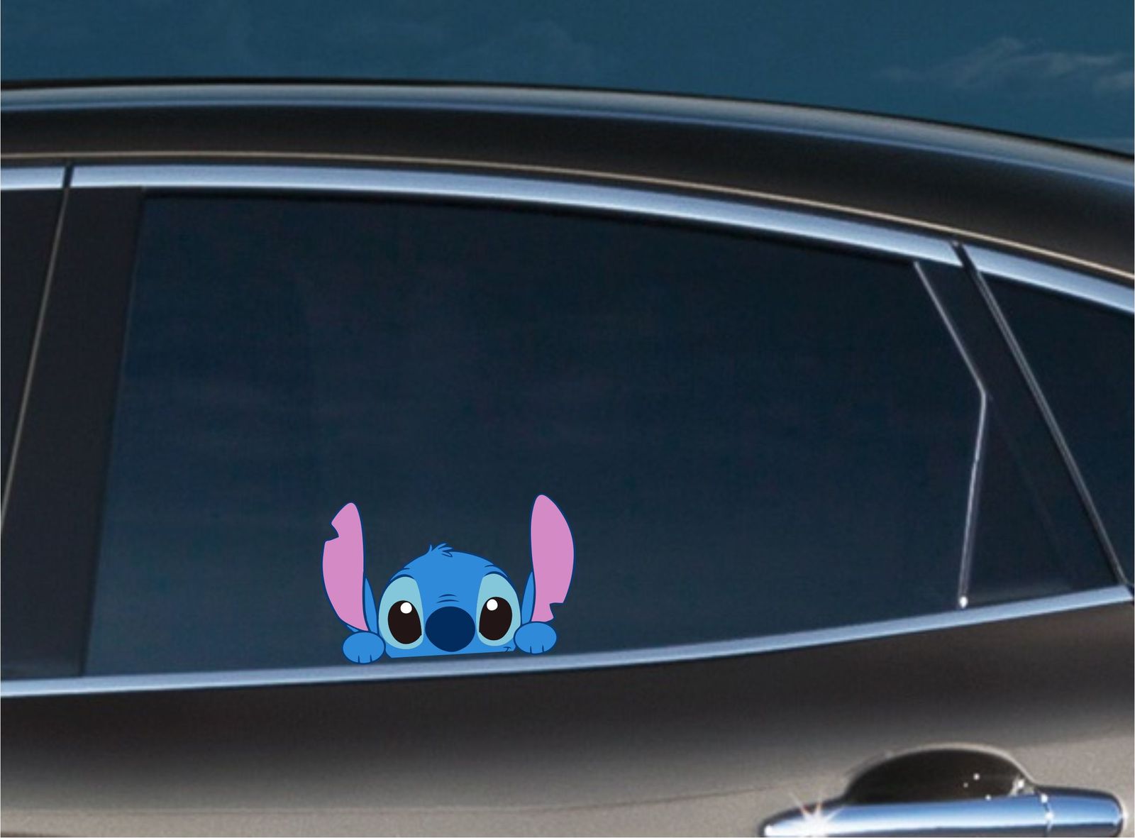 Stitch Cute Peeking Peekabo Window Vinyl Decal Disney Stickers Lilo and ...