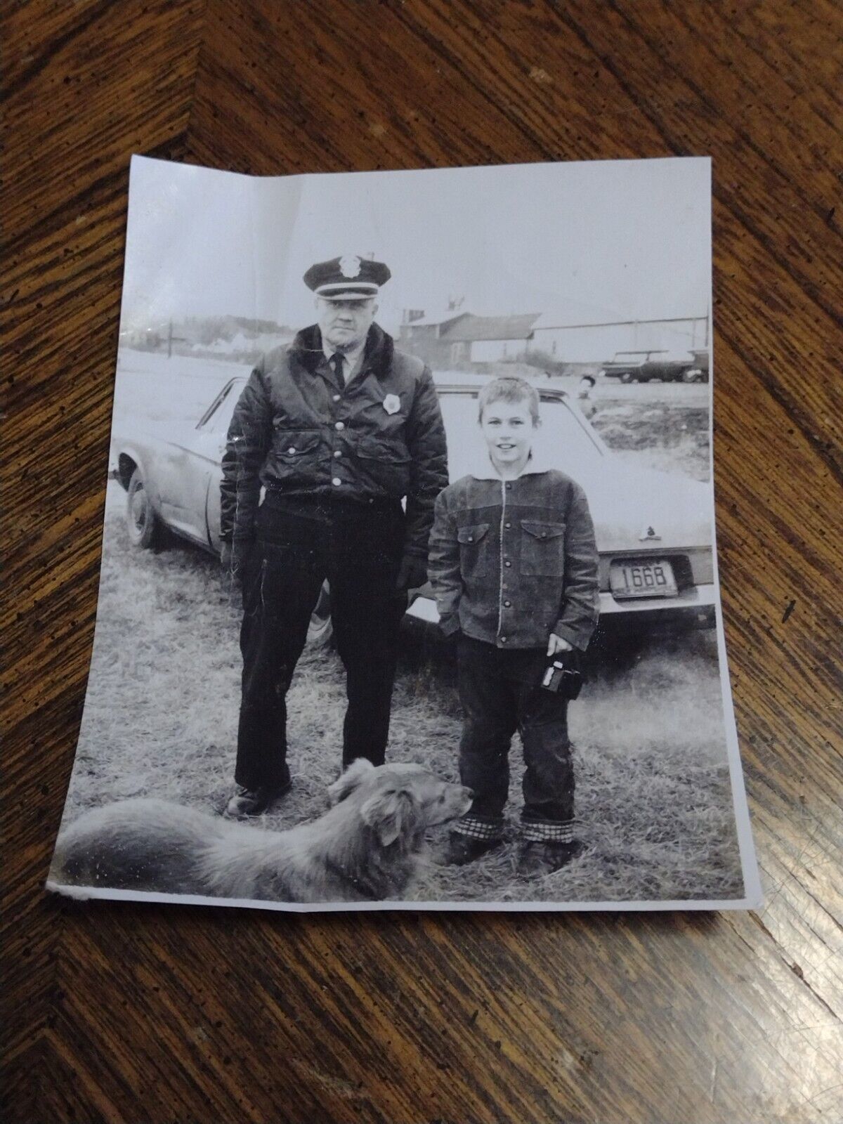 1960's Photo Police Officer BORDEN HELMES? Colebrook NH Railroad ...