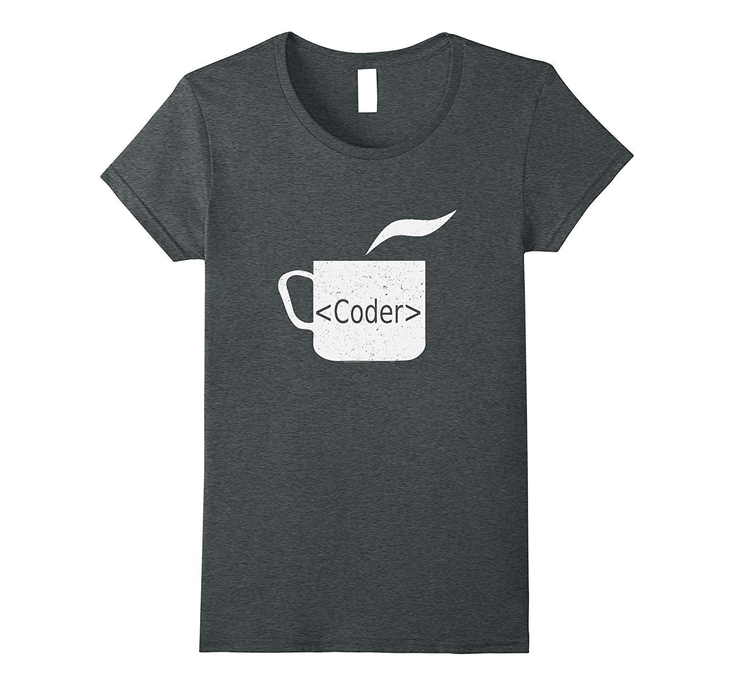 New Shirts Java Coder Coffee And Coding T Shirt For Programmers Wowen Tops