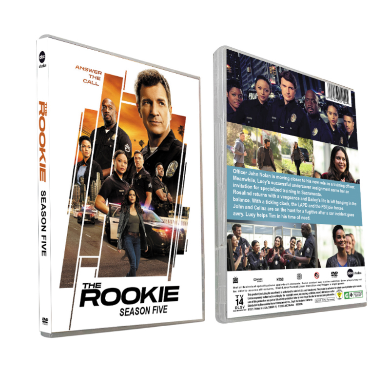 The Rookie Season 5 (DVD, 4-Disc Box Set) Brand New - DVDs & Blu-ray Discs