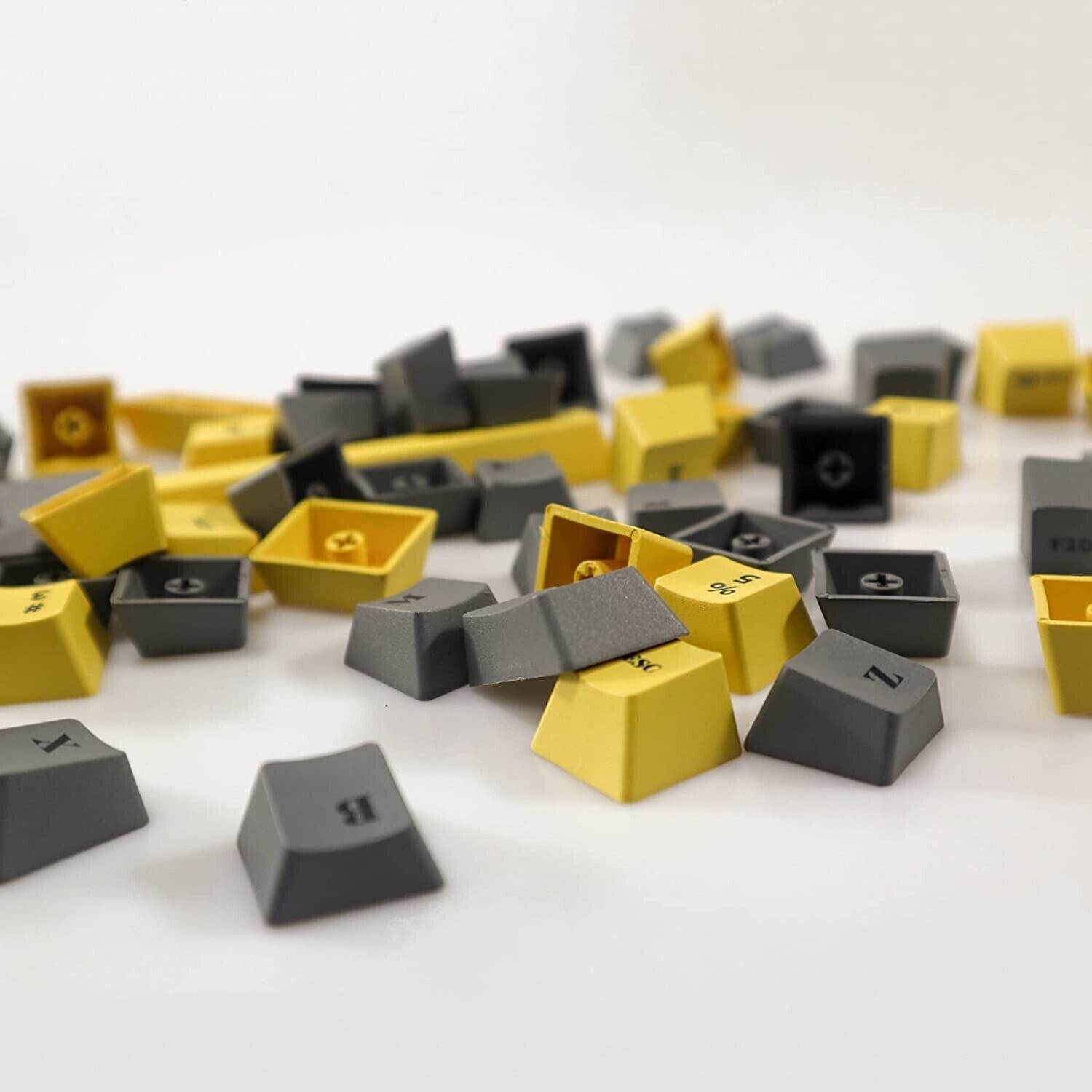 KEYCAPS Design Style Typewriter only Keycaps Square Keycap Mechanical ...
