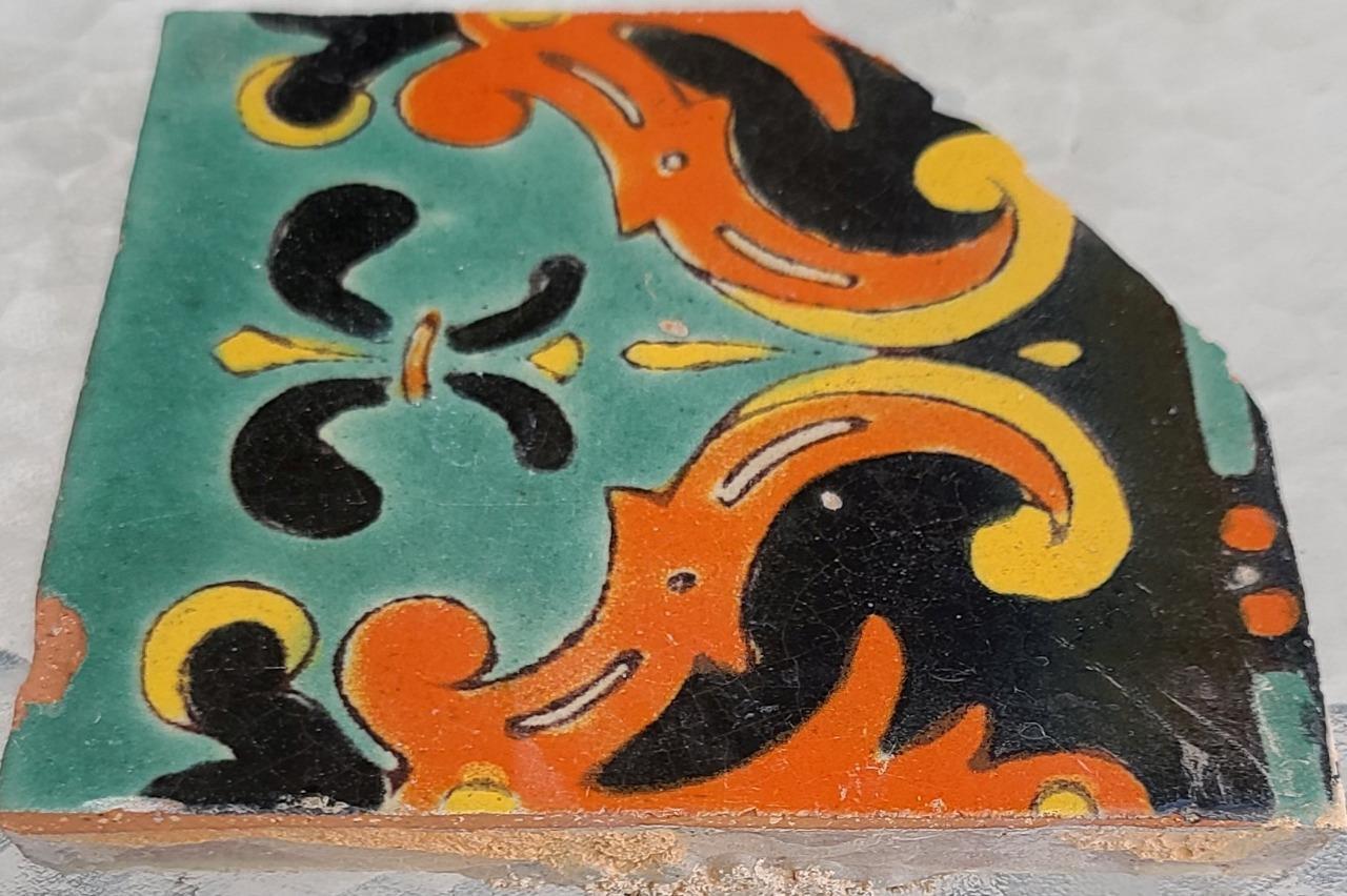 Antique Hand Painted Davies & McDonald Tile Company Tile - GDC ...