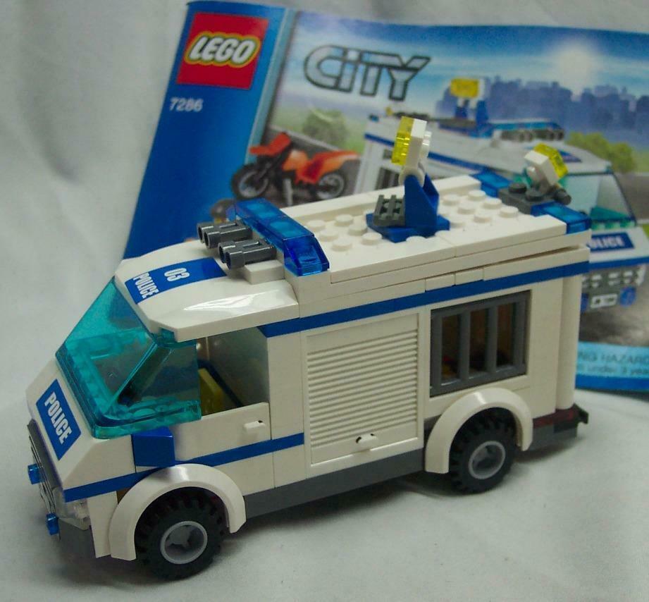LEGO BUILDING SET Lego City 7286 Police Prisoner Transport Bank Robber ...