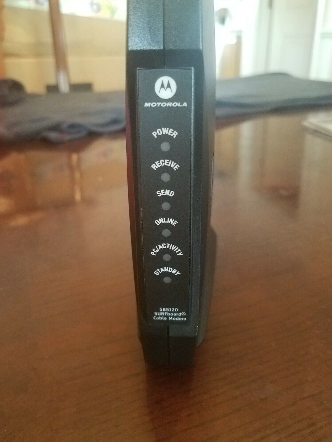 Motorola SB5120 comes with ethernet cord (not shown) - Modems