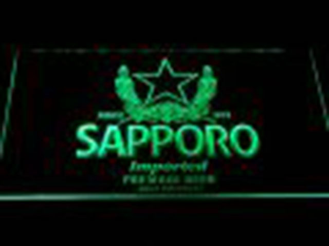 Sapporo Beer Bar LED Neon Sign Hang Signs Wall Home Decor Pub, Club ...