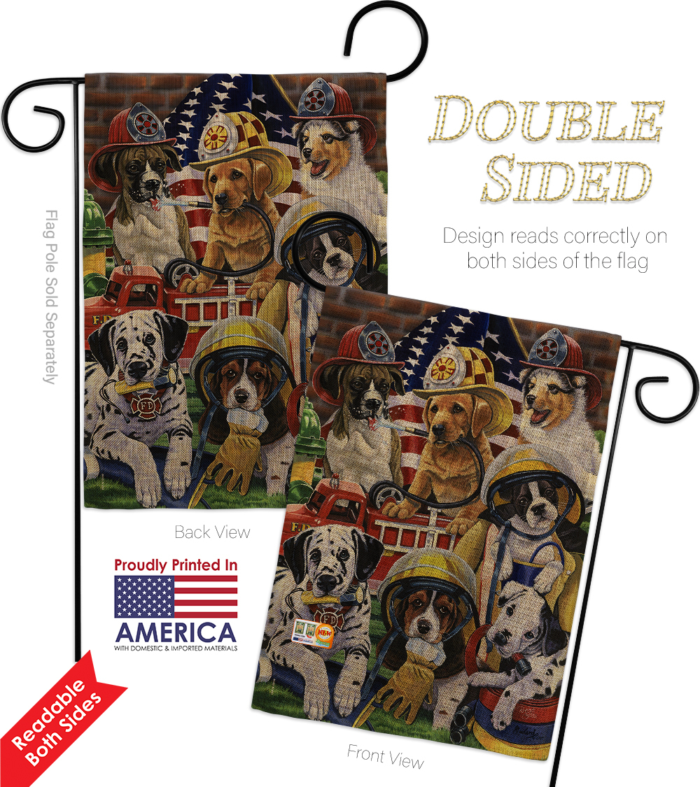 Hero Helpers Burlap - Impressions Decorative Garden Flag G160048-DB - Flags