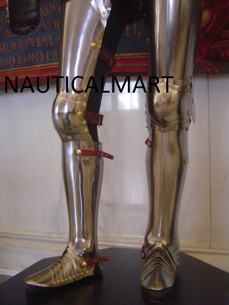 NauticalMart King of Aragon Medieval Knight Suit Of Armor - Knives ...