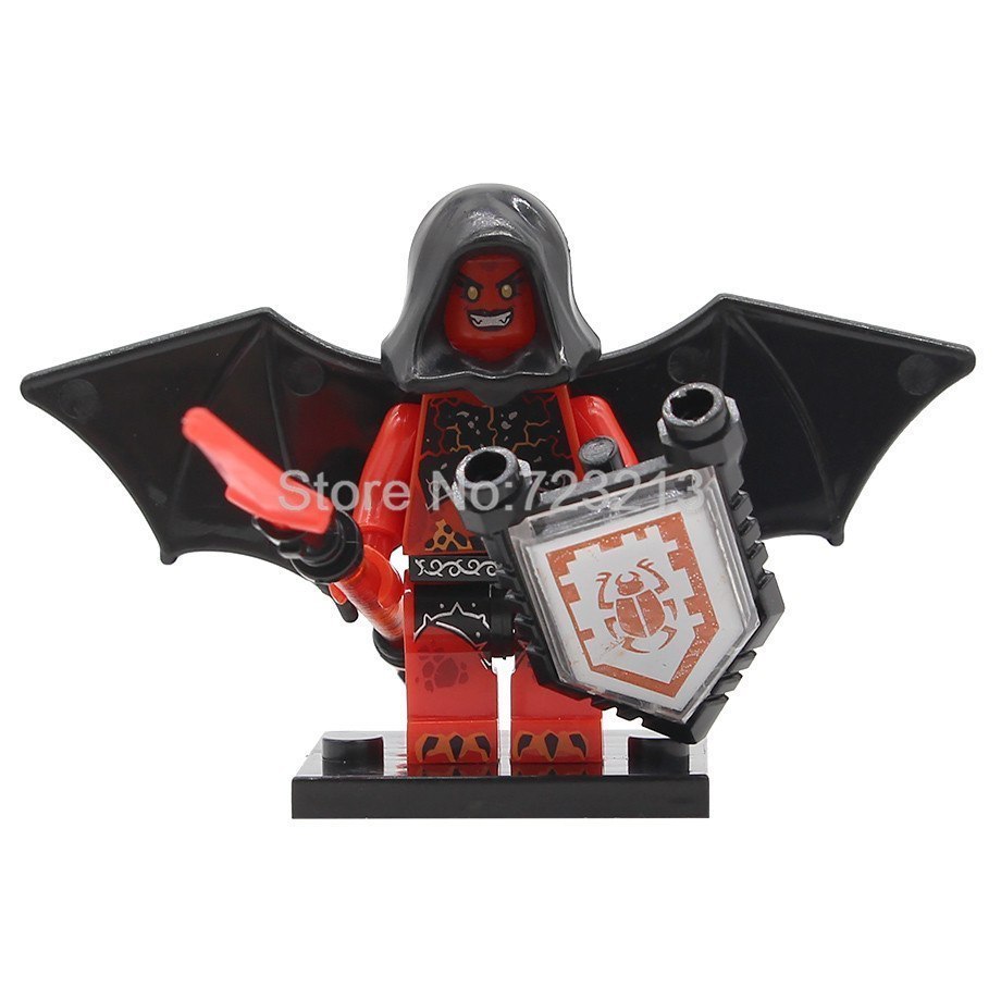 8pcs/set Nexo Knights CLay Macy Halbert Aaron Beast Master Lavaria ...