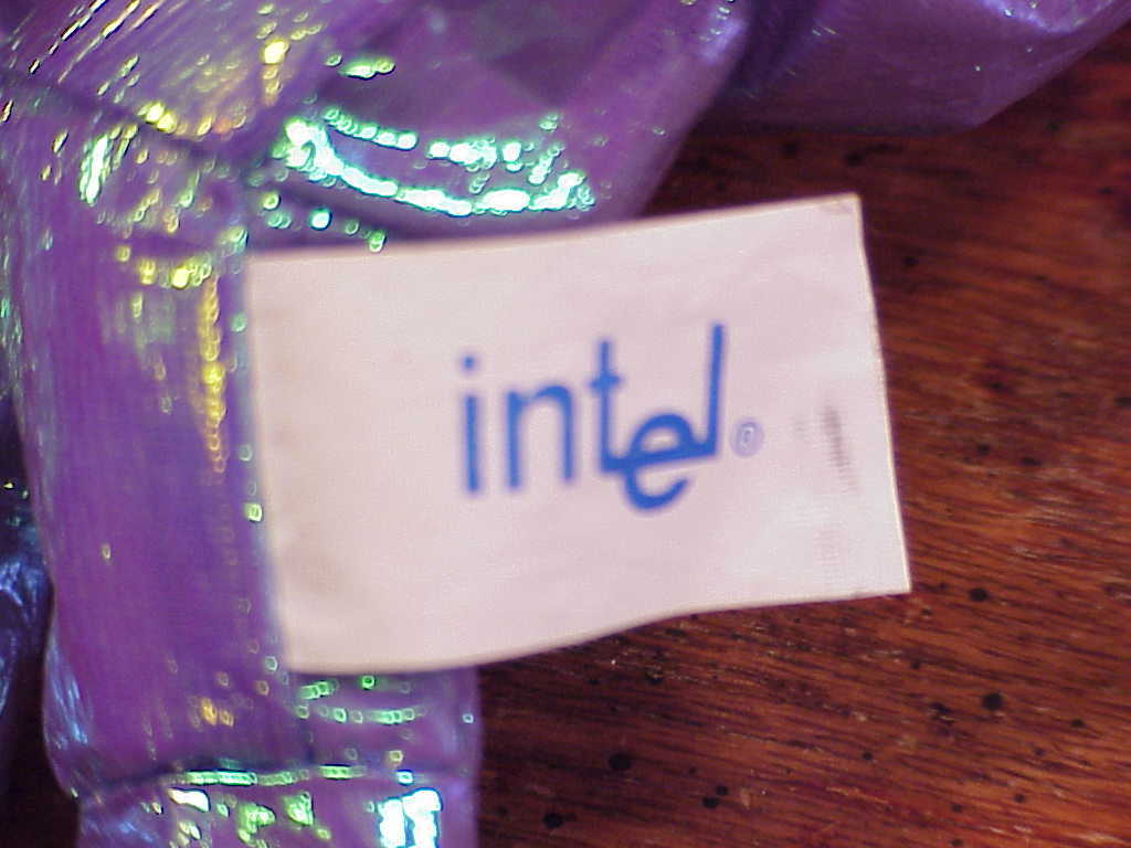 1997 Intel Bunny People Pentium II Purple Promotional Soft Doll Figure ...