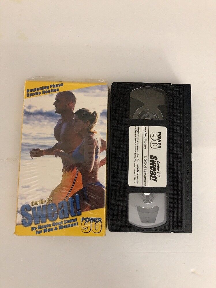 Power 90 Cardio 1-2 Sudare Beachbody-Vhs 2000-TESTED-RARE Vintage-Ship ...