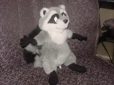 15" Disney Meeko Raccoon Plush Toy Makes Racoon Sounds Pocahontus ...