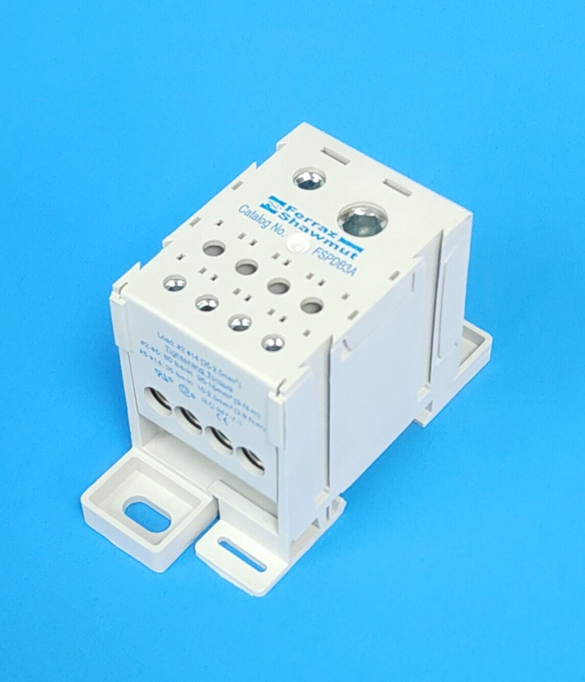 NEW FERRAZ SHAWMUT FSPDB3A POWER DISTRIBUTION BLOCK 600V 310A- Terminal Blocks