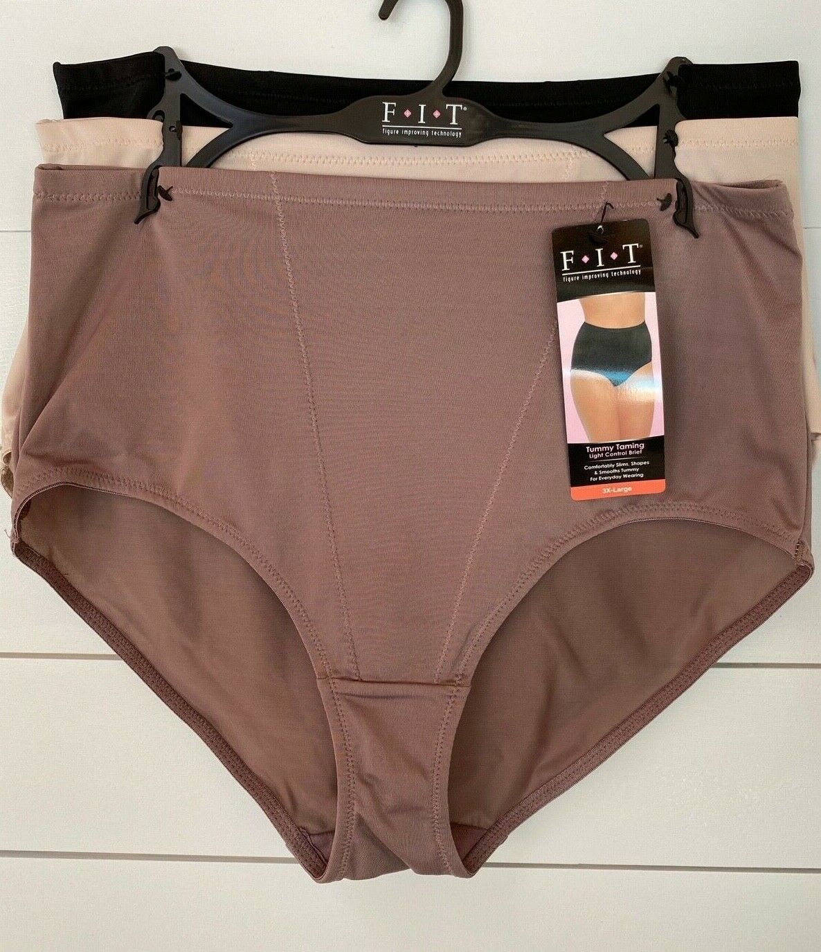 Figure Improving Technology Take Control Briefs Panties 3X - Shapewear