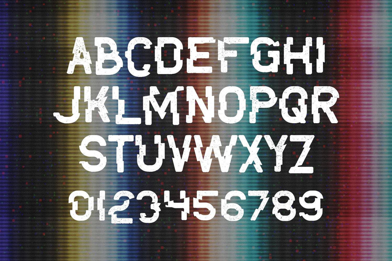 Broken Font | Broken Letter Font | Smashed and similar items