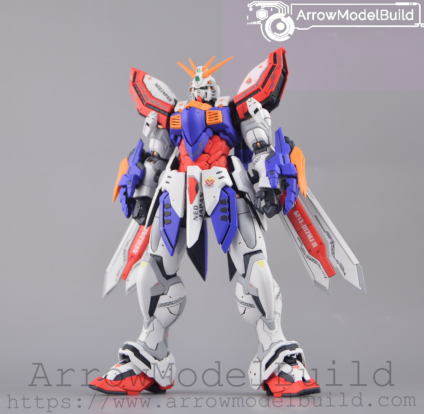 ArrowModelBuild God Gundam (Custom Color) Built & Painted HIRM 1/100 ...