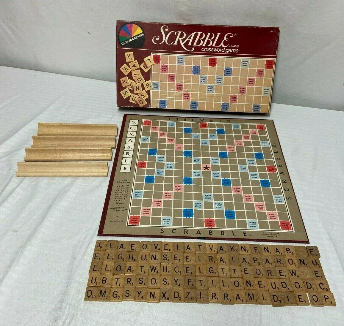 Vintage Scrabble Game 1983 No. 17 - Vintage Manufacture
