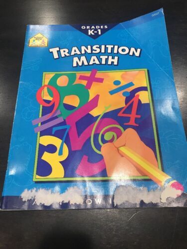 Transition Math K-1 Workbook - School Textbooks & Study Guides