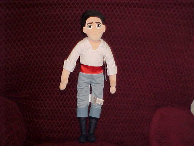 21" Prince Eric Stuffed Plush Doll With Tags From Disney The Little ...