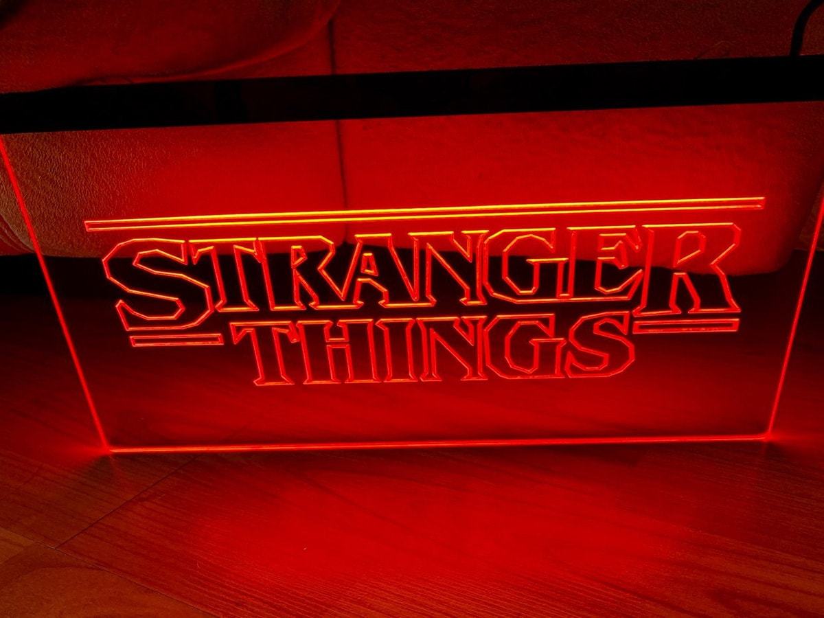 Stranger Things LED Neon Sign home decor craft display glowing film ...