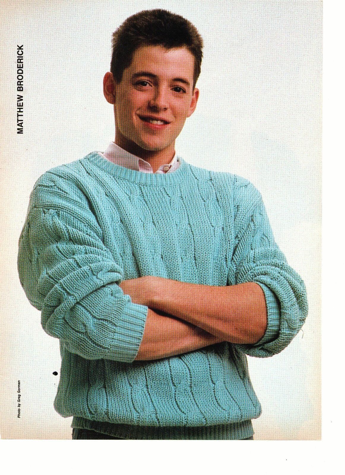 George Michael Matthew Broderick teen magazine pinup clipping muscle ...