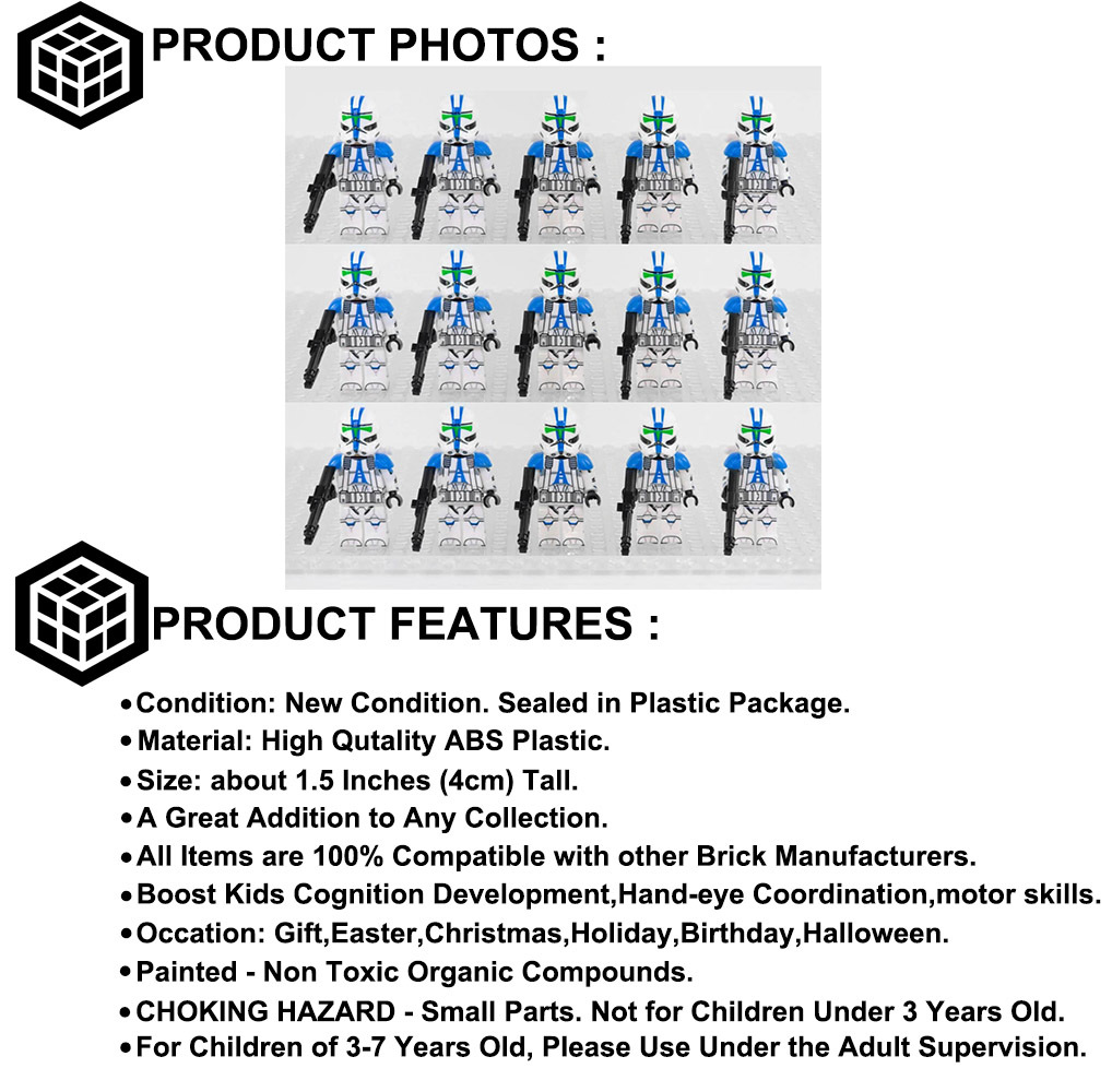 Star Wars 501st Jetpack Clone Troopers Army and 50 similar items