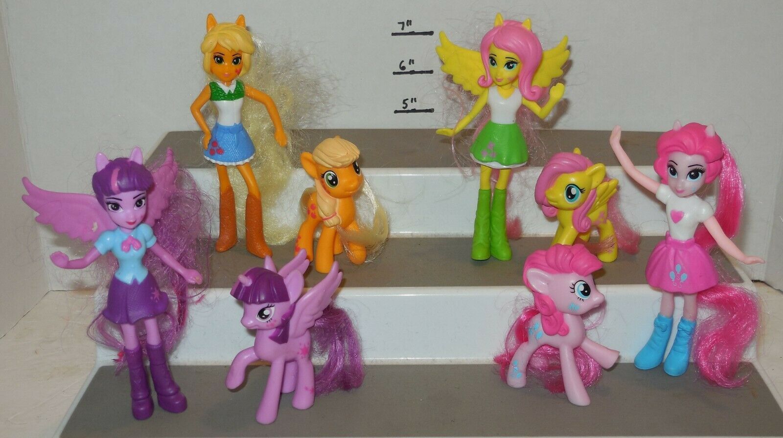 2015 McDonald's MLP My Little Pony Toy complete Set of 8 - Fast Food
