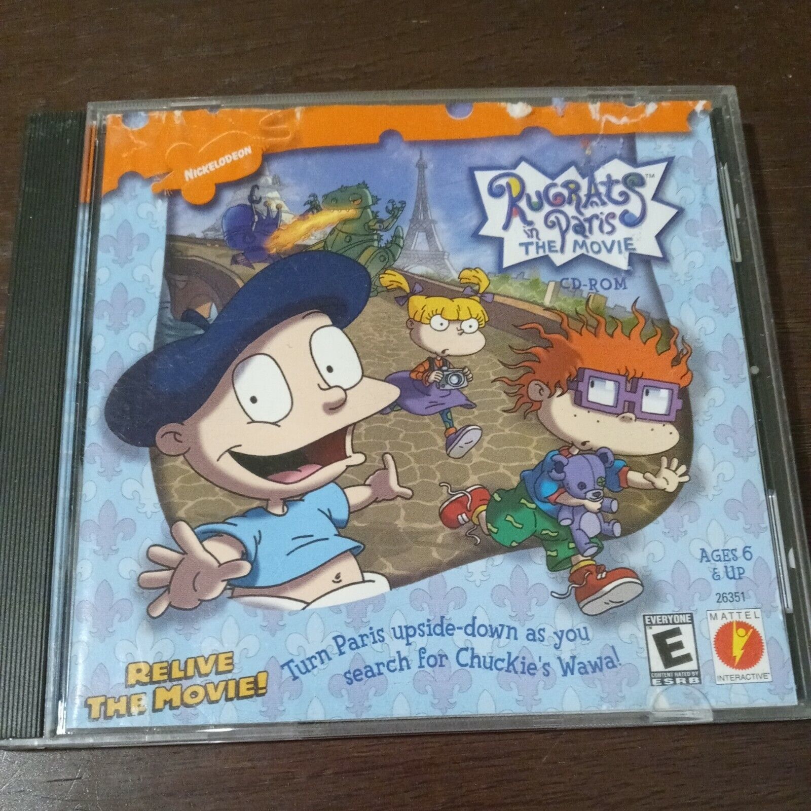 Mattel Nickelodeon Rugrats in Paris The Movie CD-ROM PC Game windows ...