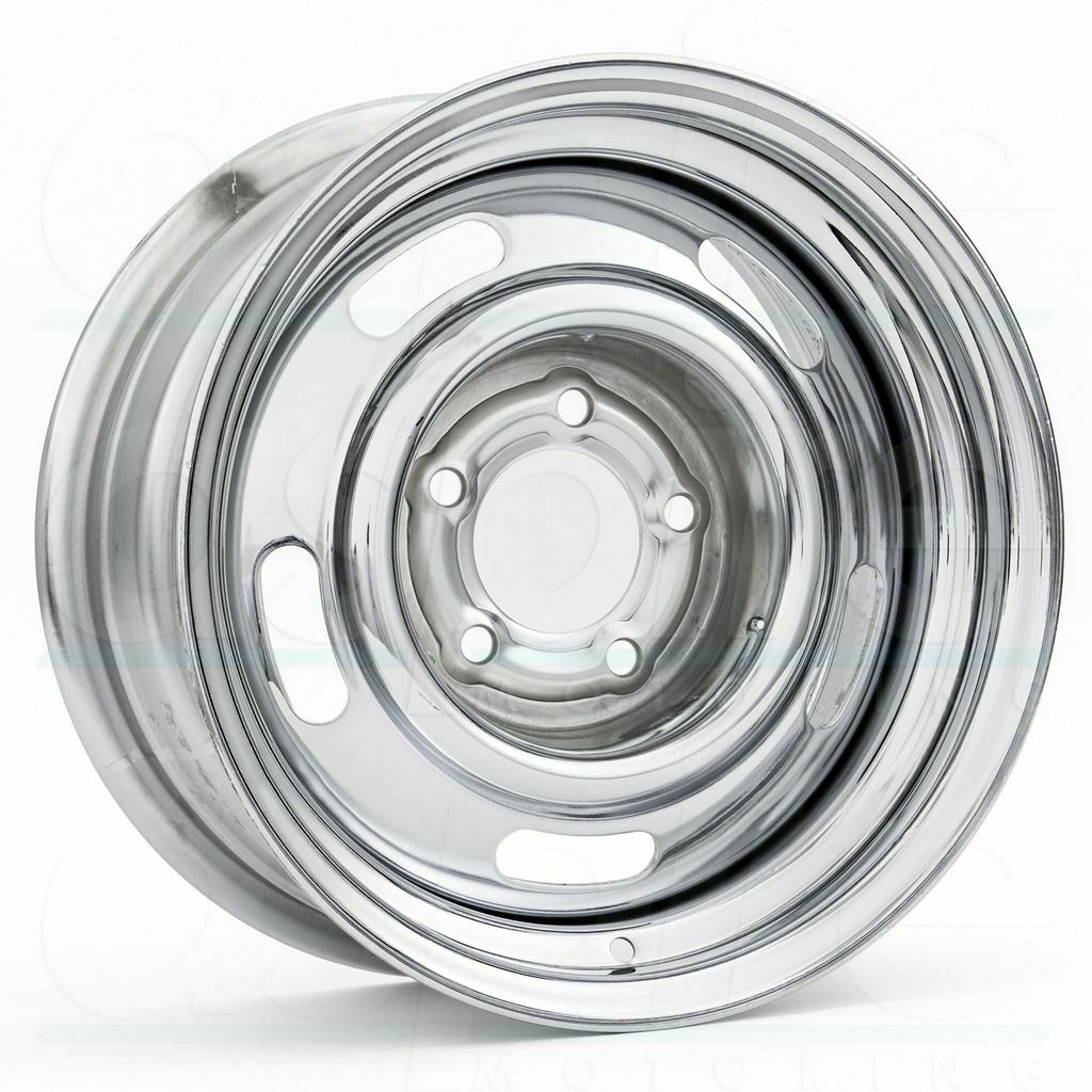 15x10 Vision 57 Rally 5x114.3 -38 Chrome Wheels Rims Set(4) - Wheels
