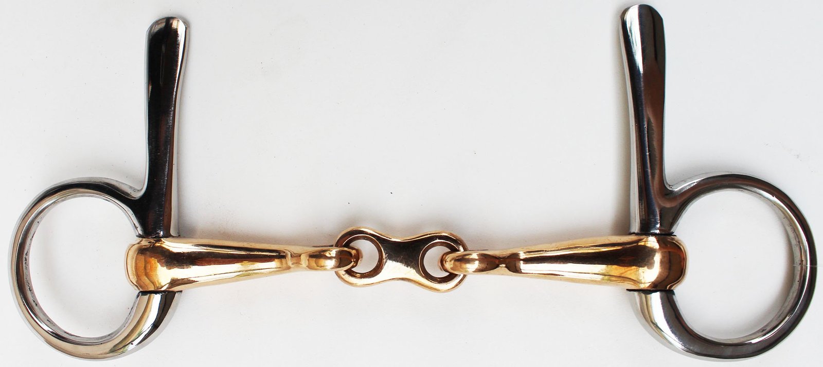 5" Horse Baucher French Link Driving Copper Mouth Snaffle Bit 35435 - Reins