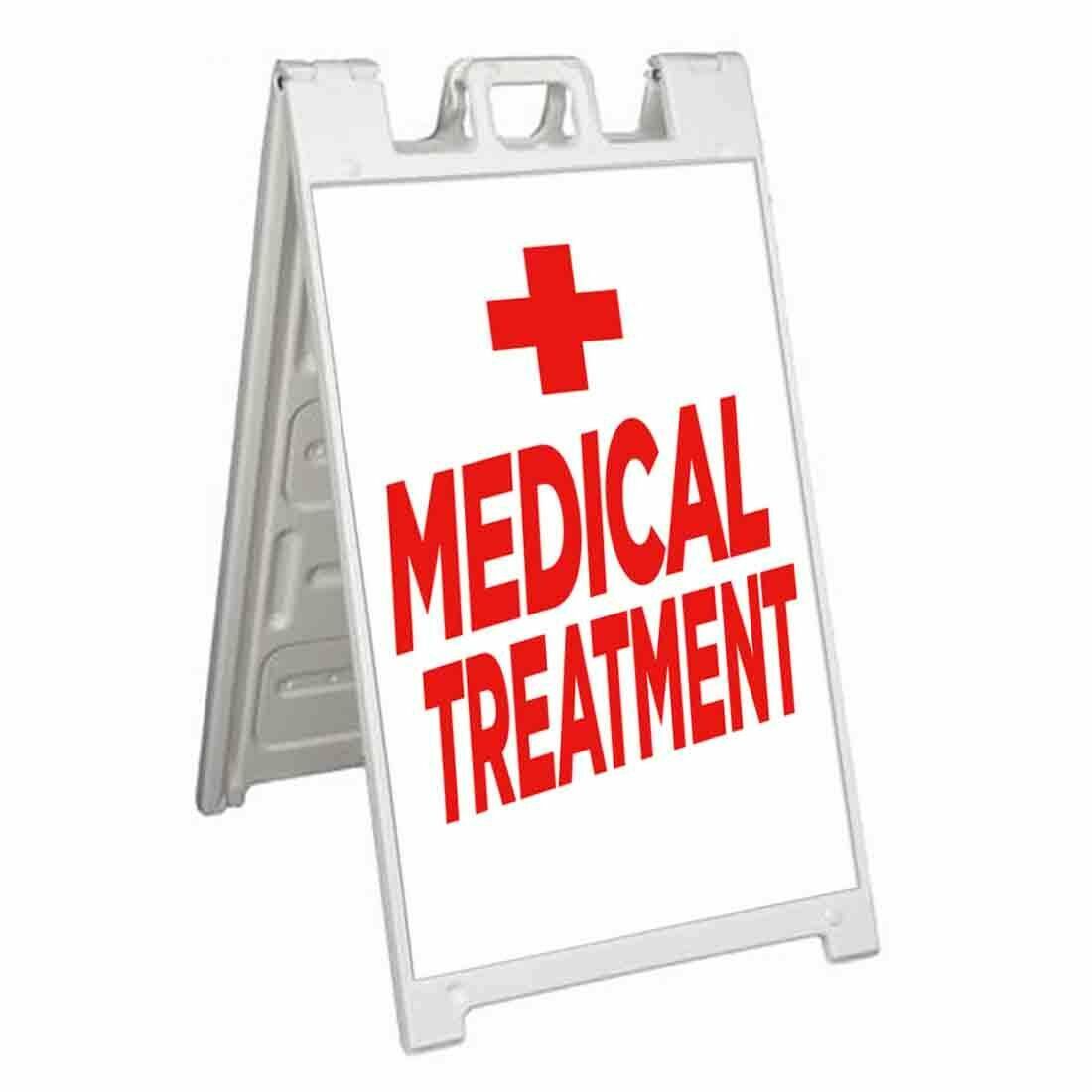 MEDICAL TREATMENT Signicade 24x36 Aframe Sidewalk Sign Banner Decal ...