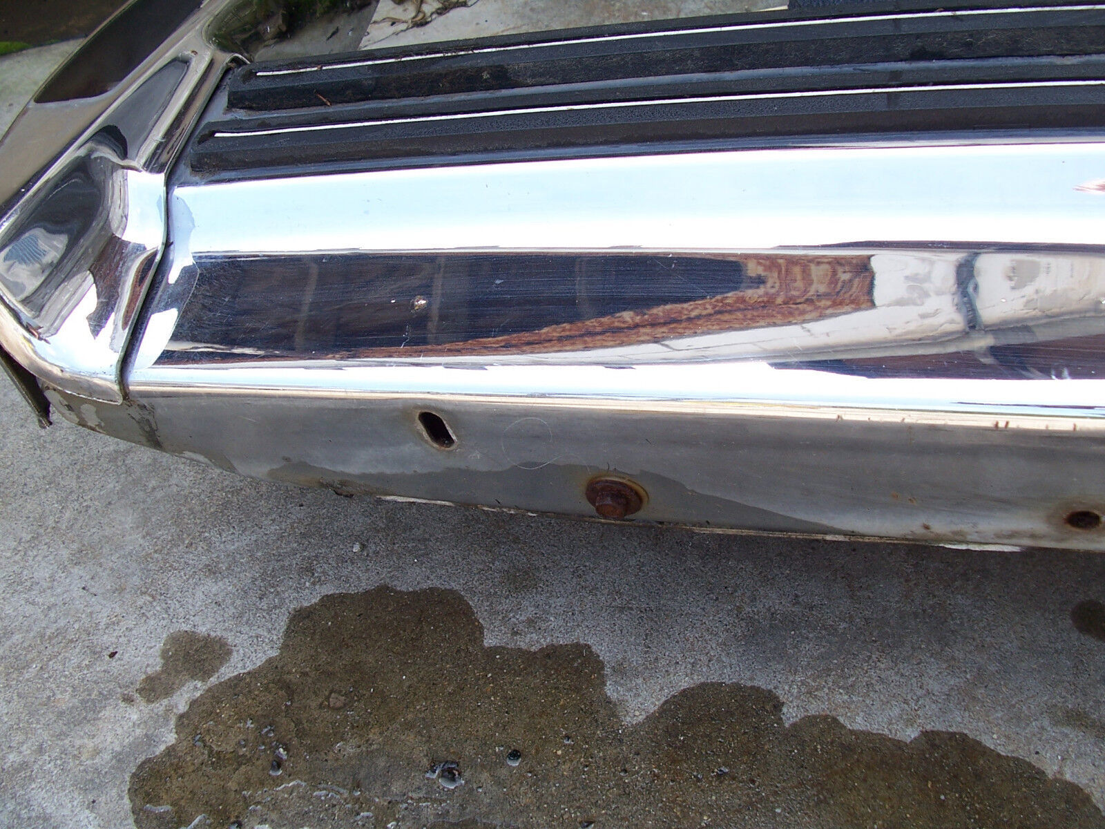 1978 1979 COUPE SEDAN DEVILLE FLEETWOOD REAR BUMPER OEM USED CADILLAC ...