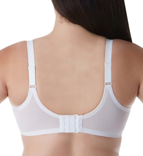 Glamorise White Plus Size Comfort Lift Full Figure Support Bra Us 48h