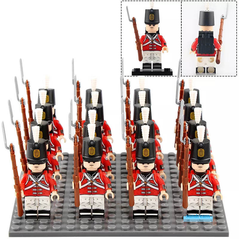 British Fusilier Napoleonic Wars Battle of Waterloo Lego DIY ...