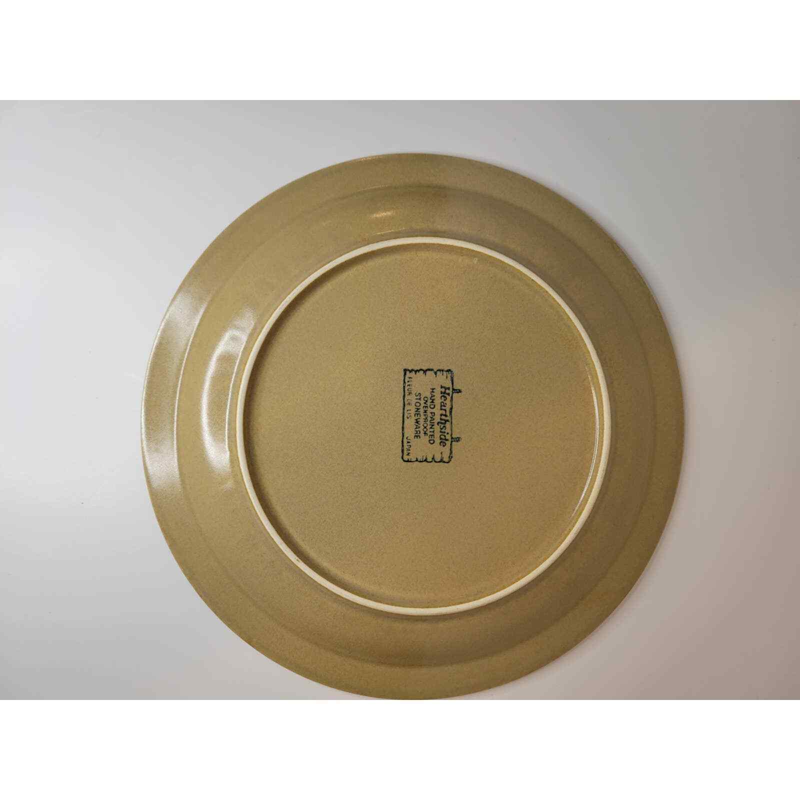 Vintage Hearthside Stoneware Ovenproof Hand Painted Fleur De Lis 12 In ...