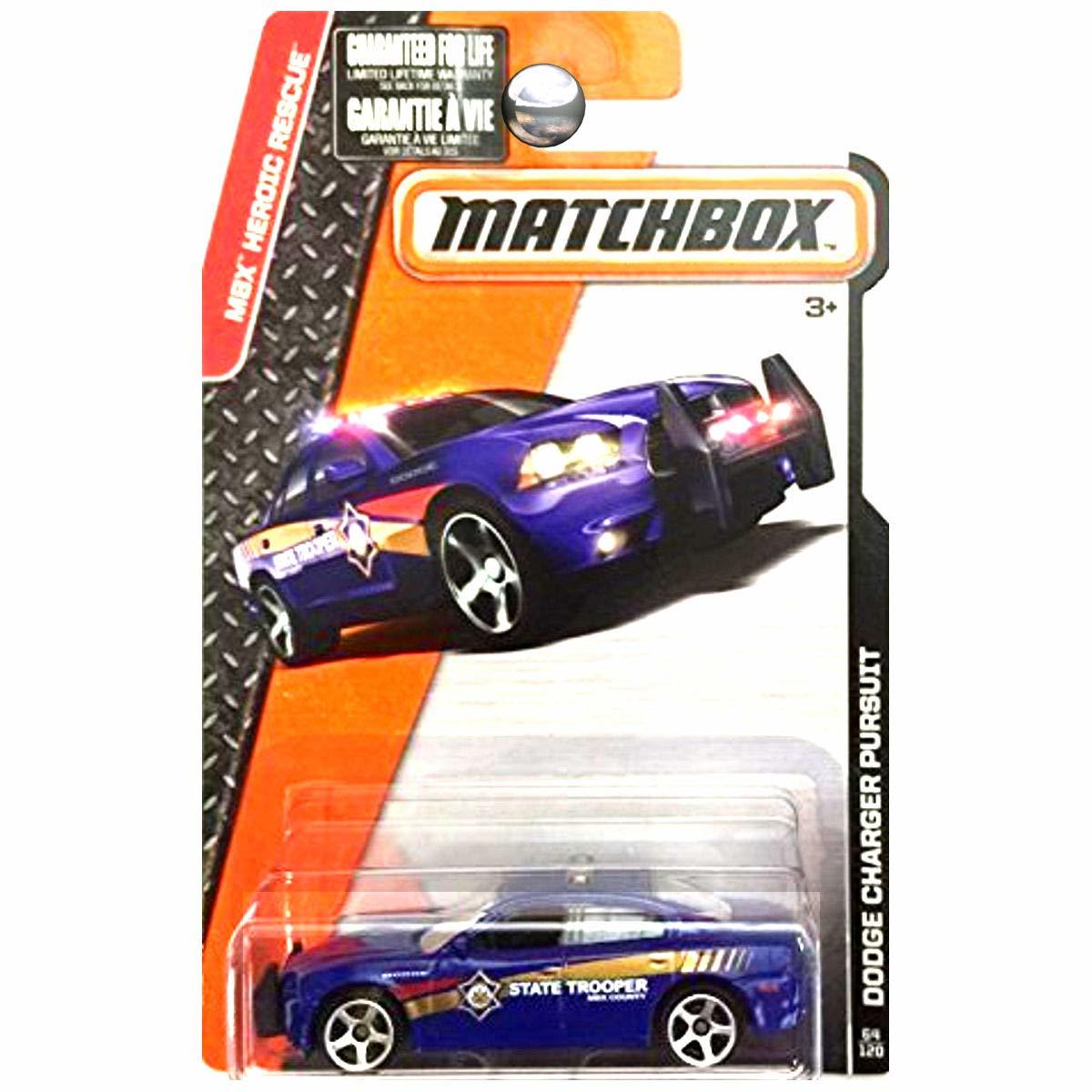 Matchbox 2016 MBX Heroic Rescue Dodge Charger Pursuit State Trooper ...
