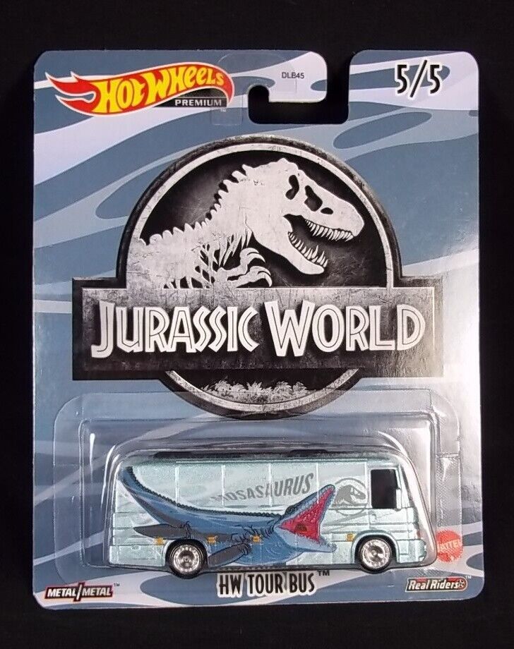 Hot Wheels Premium Jurassic World HW Tour Bus diecast NEW 2023 ...