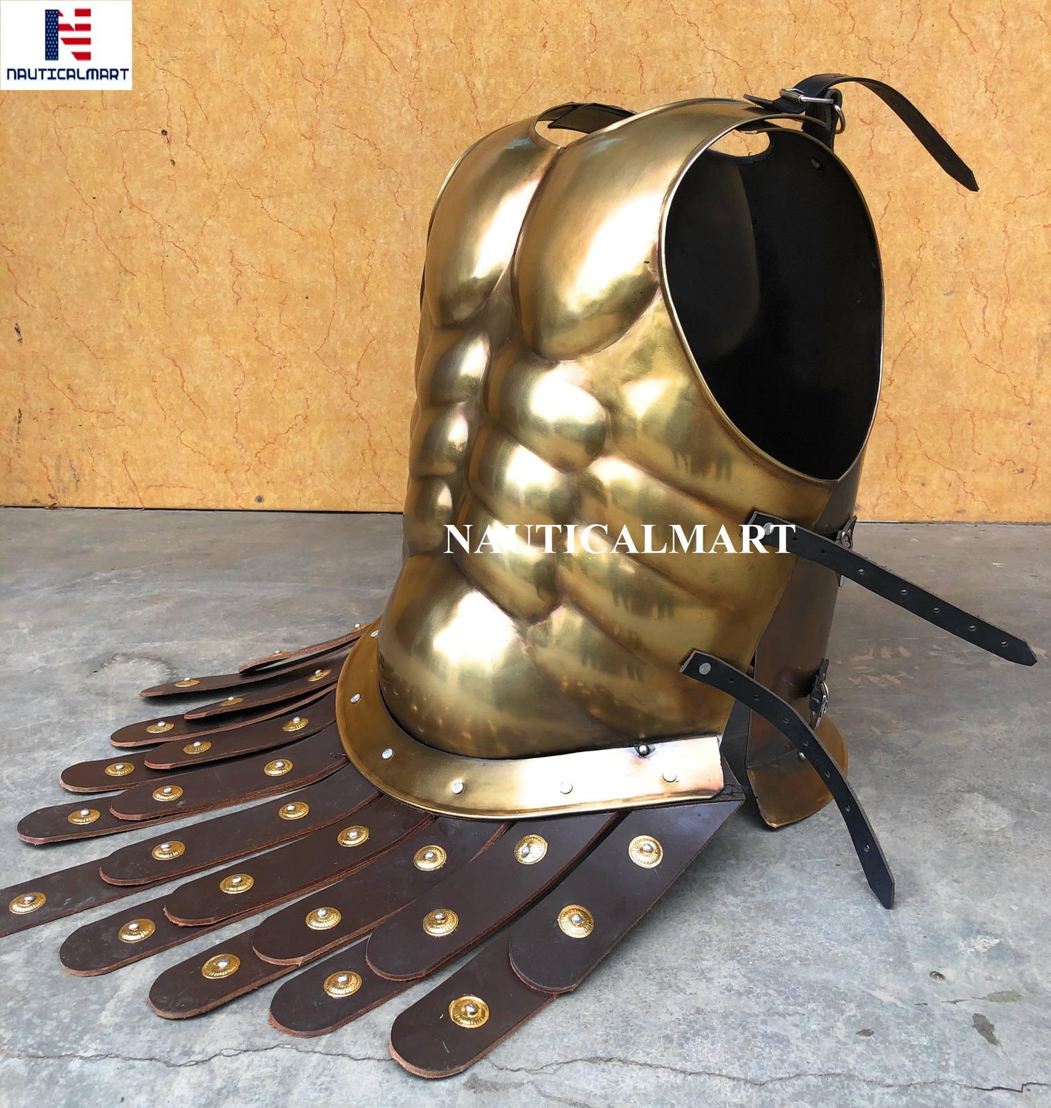 NauticalMart Greek Muscle Armour Halloween Cosplay Costume Medieval ...