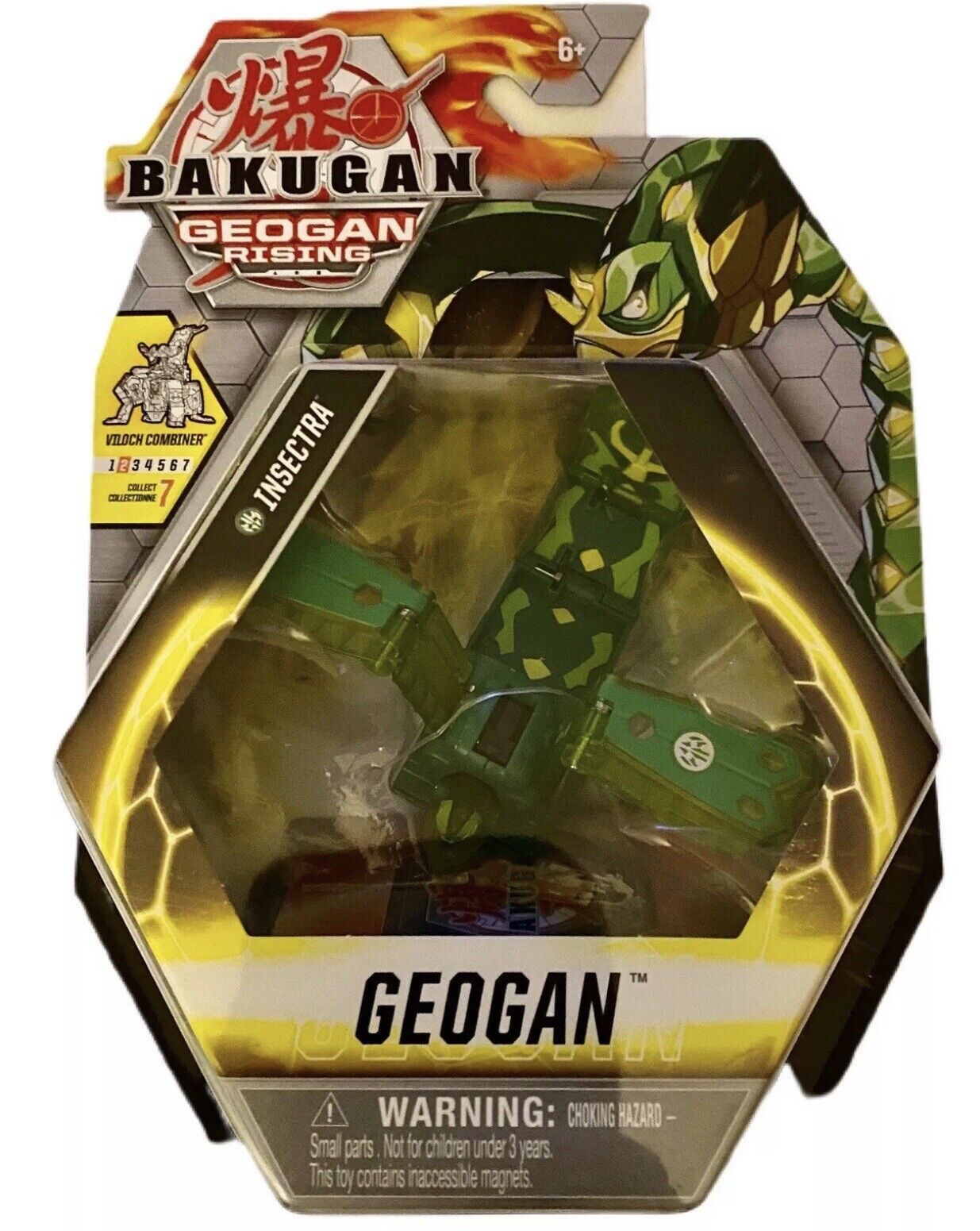 Bakugan Geogan Rising INSECTRA 2 of 7 Combines Into Viloch Combiner New ...