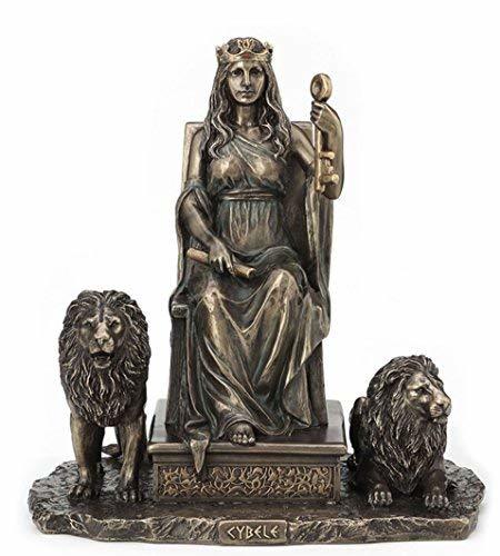 7.5" Greek Mother of Gods - Cybele (Rhea) Statue Sculpture Figure - Candles